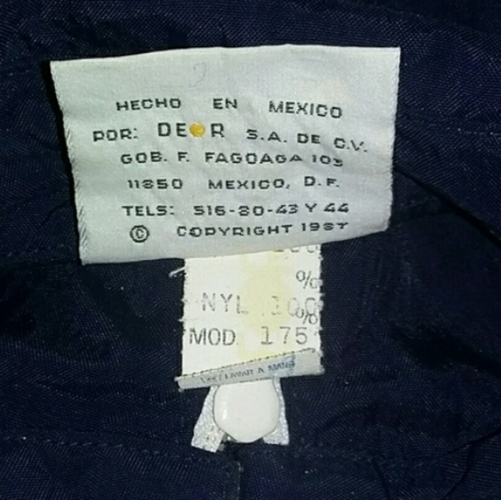 1987 Poco Loco Acapulco Windbreaker Jacket Mexico Vin… - Gem